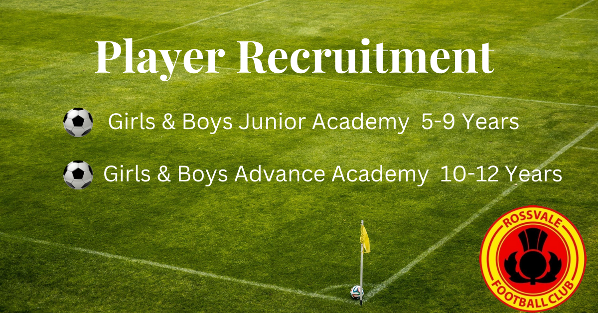 Junior Academy - Rossvale FC Academy